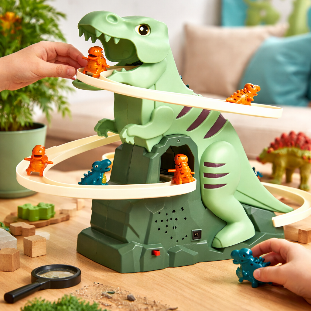Dinosaur Toy Kids Slide Table Game – Slumberkiddies
