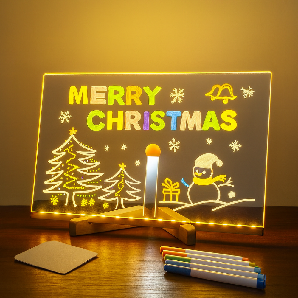 Kids Drawing Board LED Light Tracing Tablet Educational Creative ...