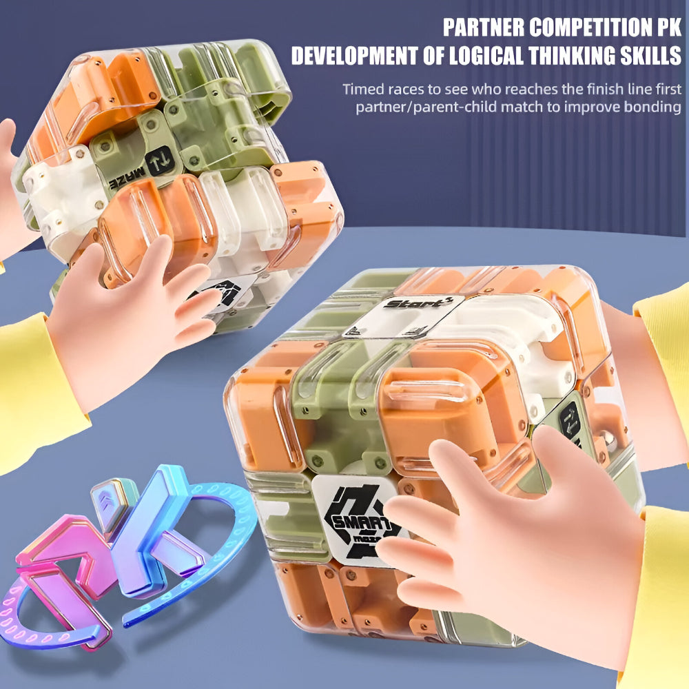 Kids Toy 3D Maze Cube Skill Puzzle Focus Training Game – Slumberkiddies