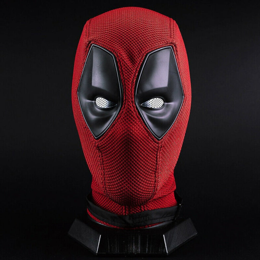 Mask Halloween Costume Red and Black Cosplay Mask Full Head Design ...